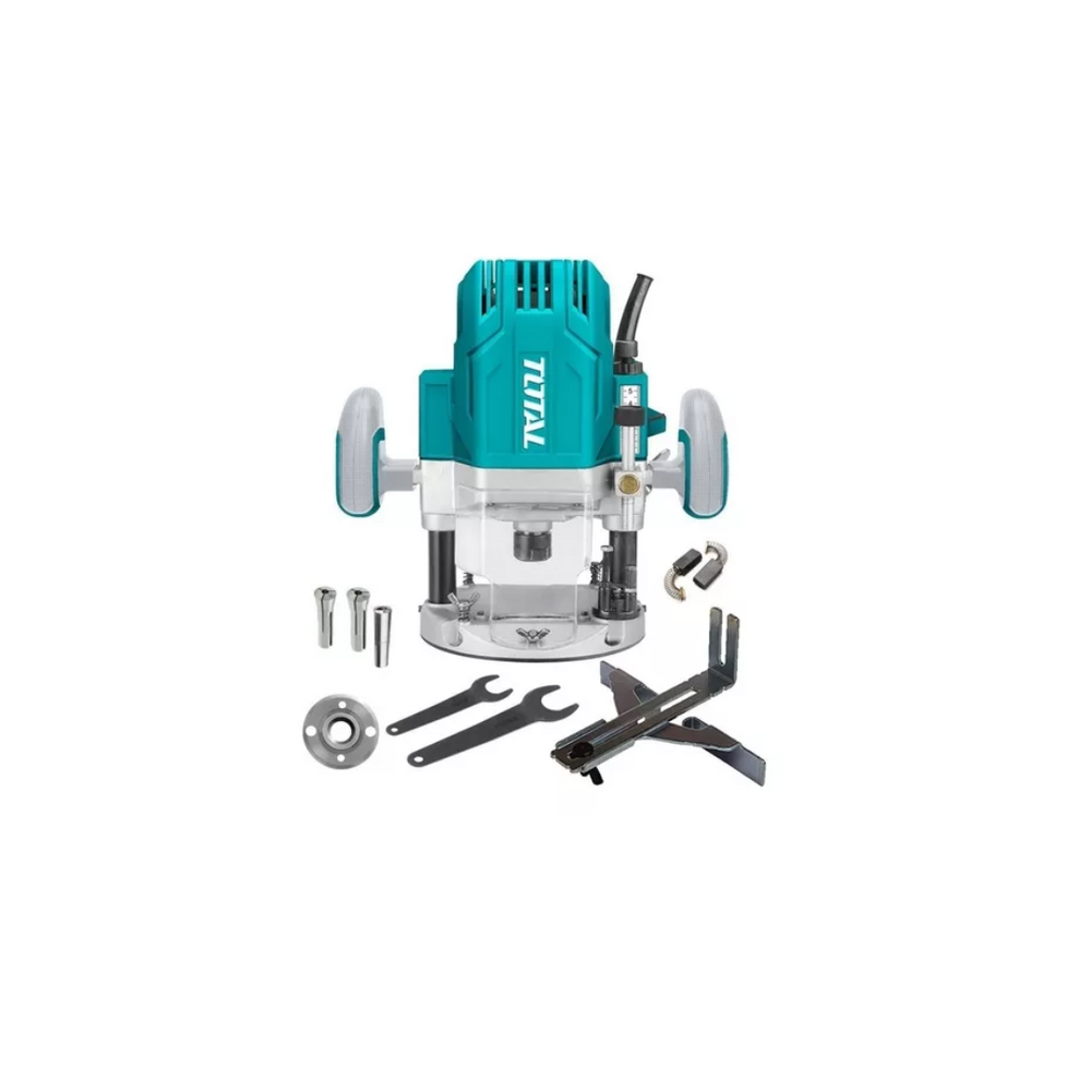 Router Fresadora Total 1600w De Mano Madera Industrial