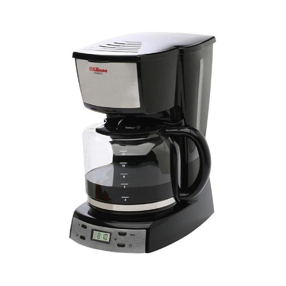 Cafetera Liliana Smarty Display Digital 1.8 Litros Color Cromado Ac964