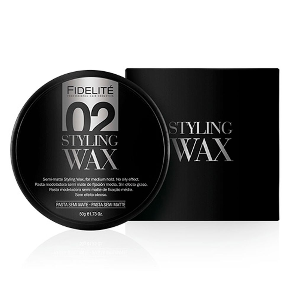 Fidelite Cera Modeladora 02 Styling Wax Cabello Barberia 50g
