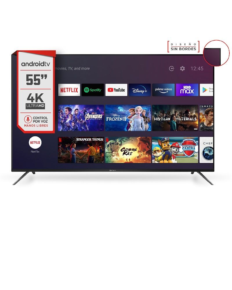 TV Smart 55 Pulgadas Hitachi LED 4K UltraHD (CDH-LE554KSMART22)