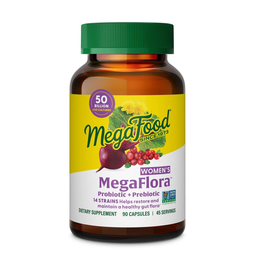MegaFood MegaFlora para mujer probiótico y