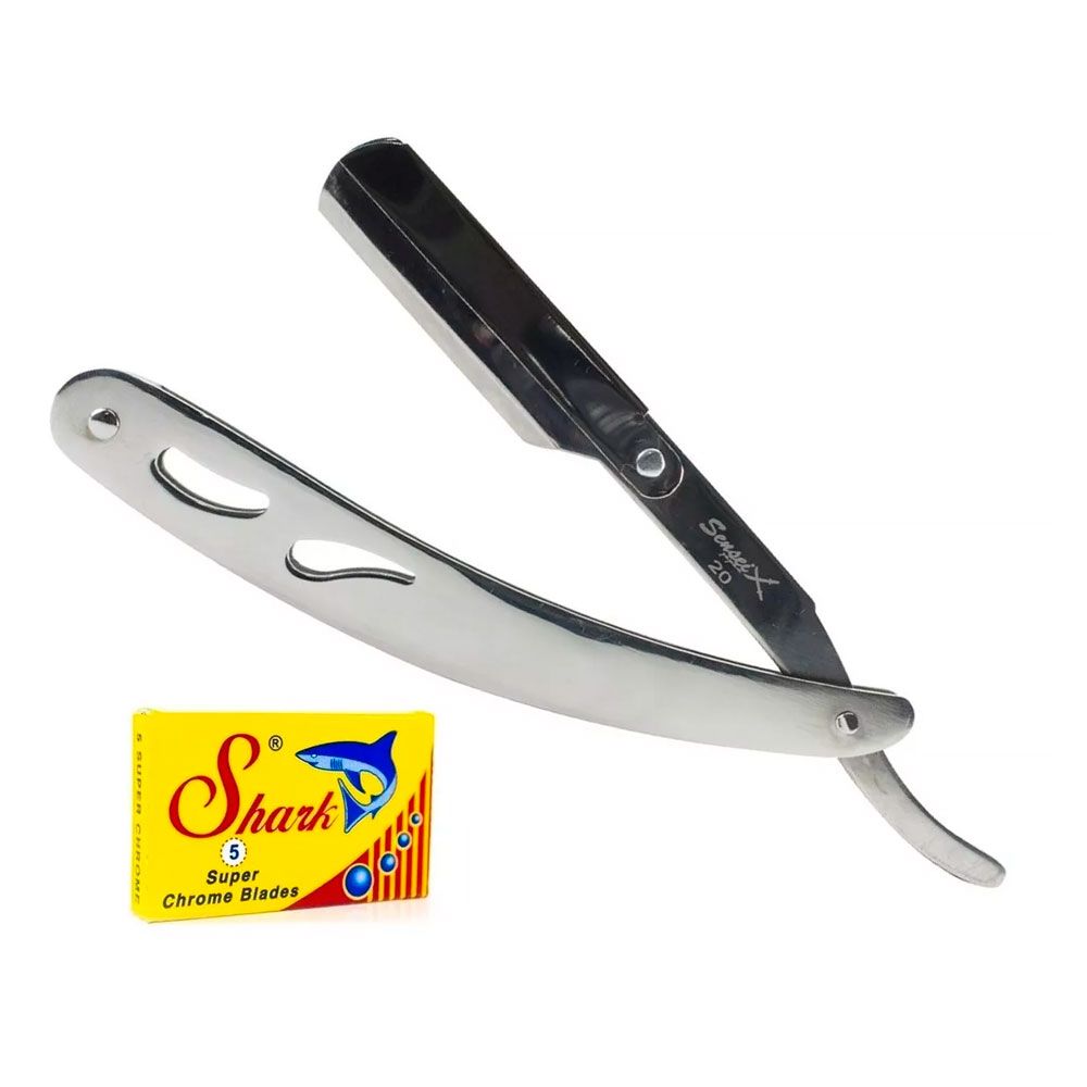 Navaja Barbero Peluqueria Sensei Acero + 10 Filos Local
