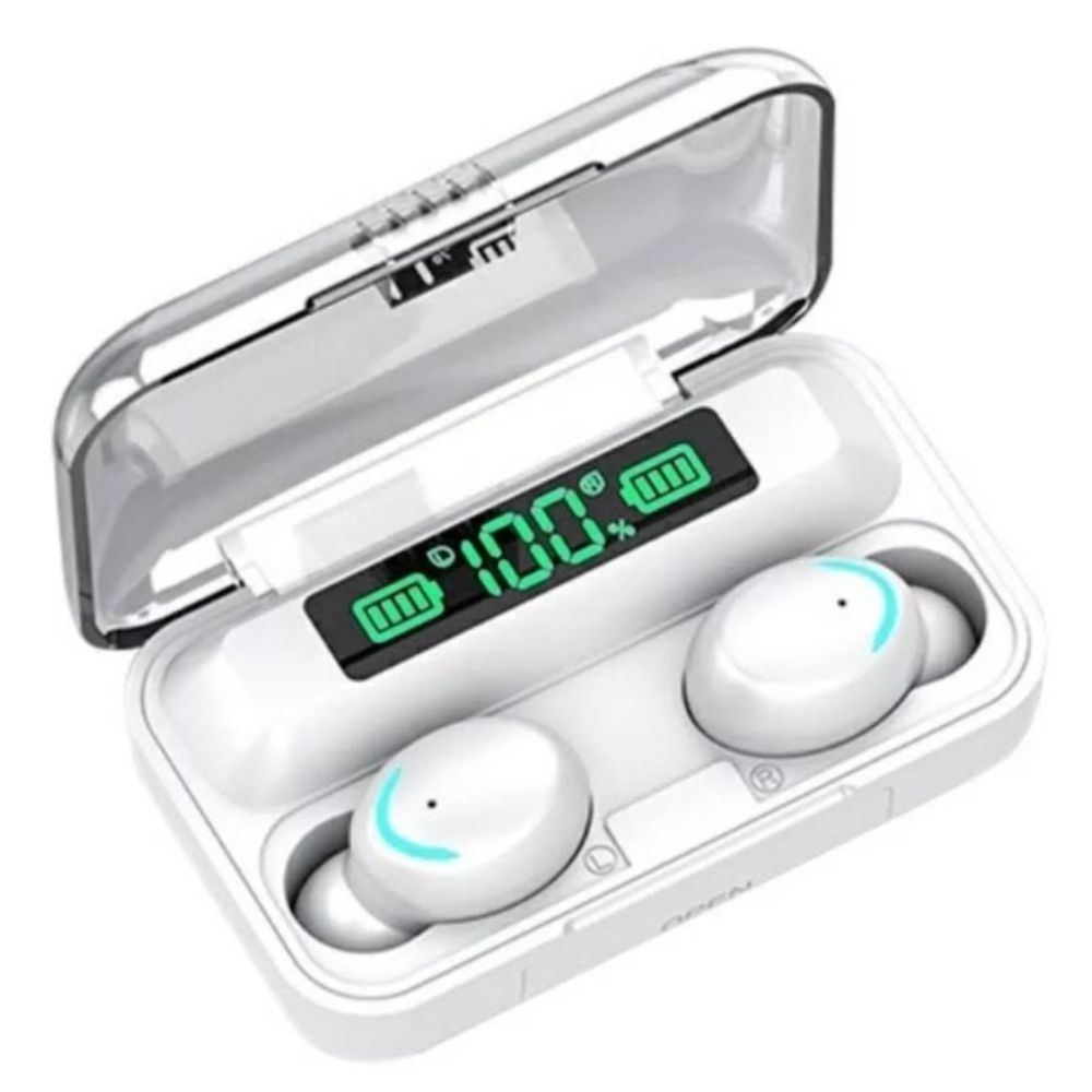 Auriculares Inalámbricos F9 TWS Bluetooth Blanco