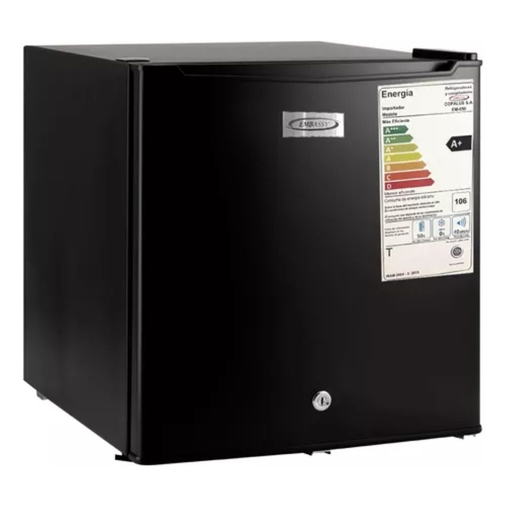 Heladera Mini Bar Frigobar Bajo Mesada Congelador 50l Negra