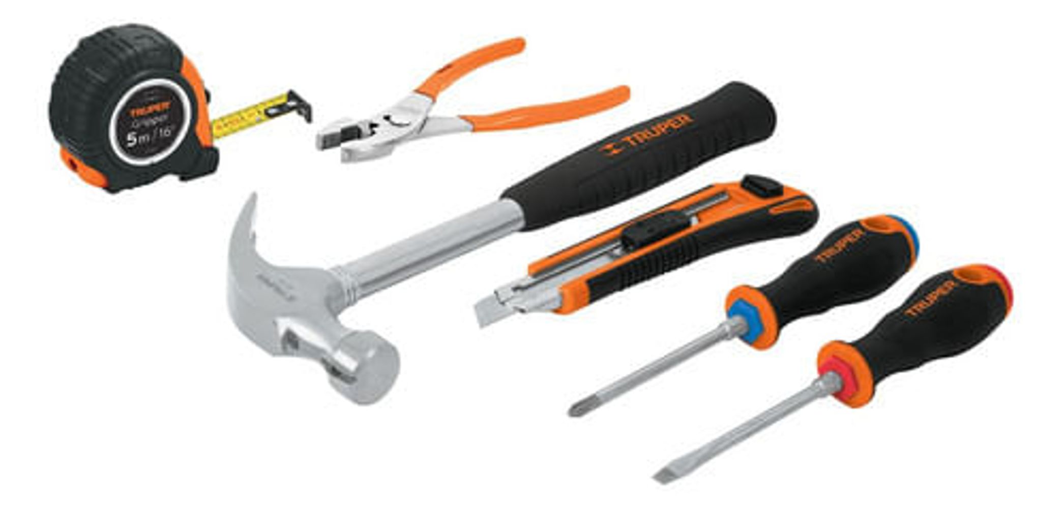 Juego De 6 Herramientas Caseras Truper 14651 Comfort Grip