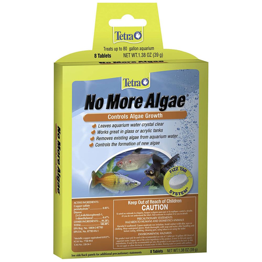 Alguicida Tetra No More Algae Control 8 unid.