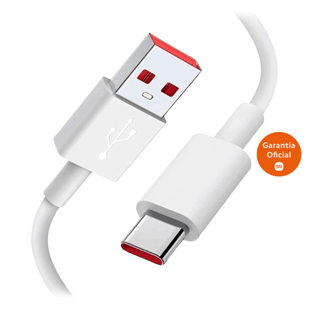 Cable Xiaomi 6A USB Tipo A a Tipo C