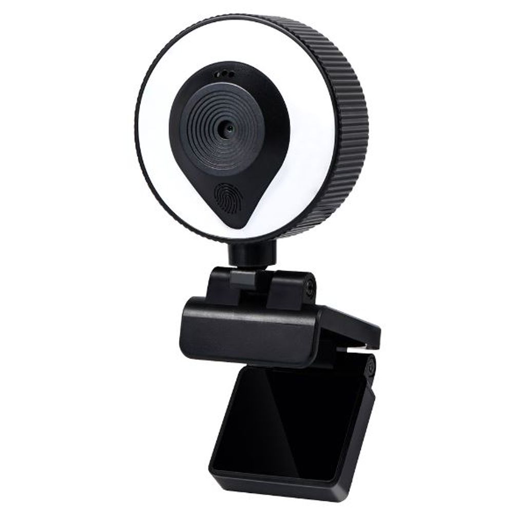 Camara Web Gadnic Full HD 1080P c/ Aro Led Webcam Meet Zoom