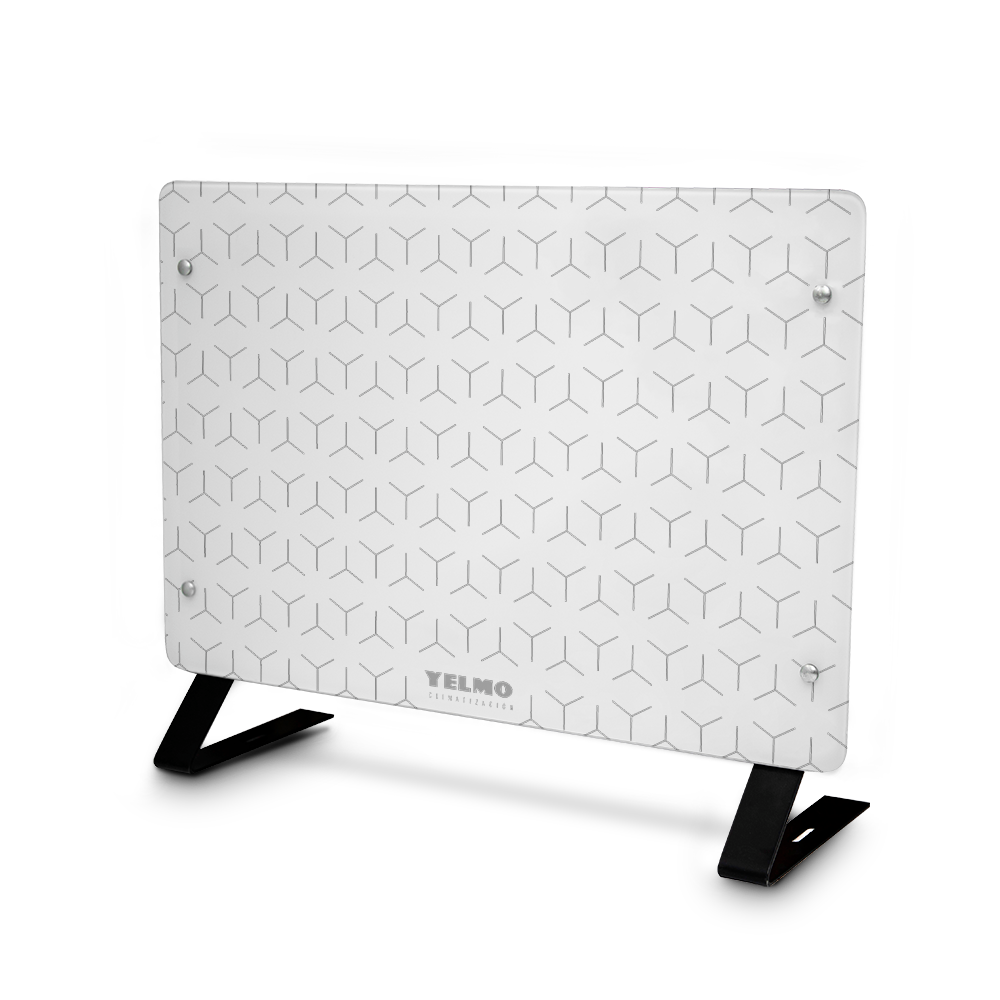 Panel Convector Vitrocerámico Pv-9001 Yelmo Blanco 2000w