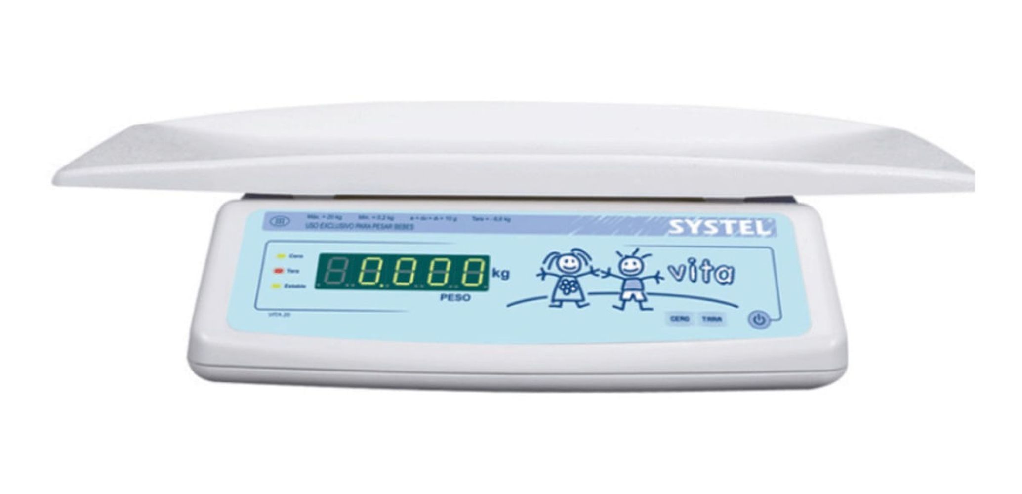 Balanza Pediatrica Systel Vita 20 Kg Anatomica Bebes