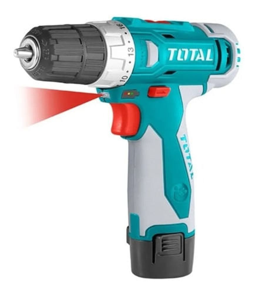 Taladro Atornillador Total A Bateria 12v Torque Durlock 10mm Tdli1211