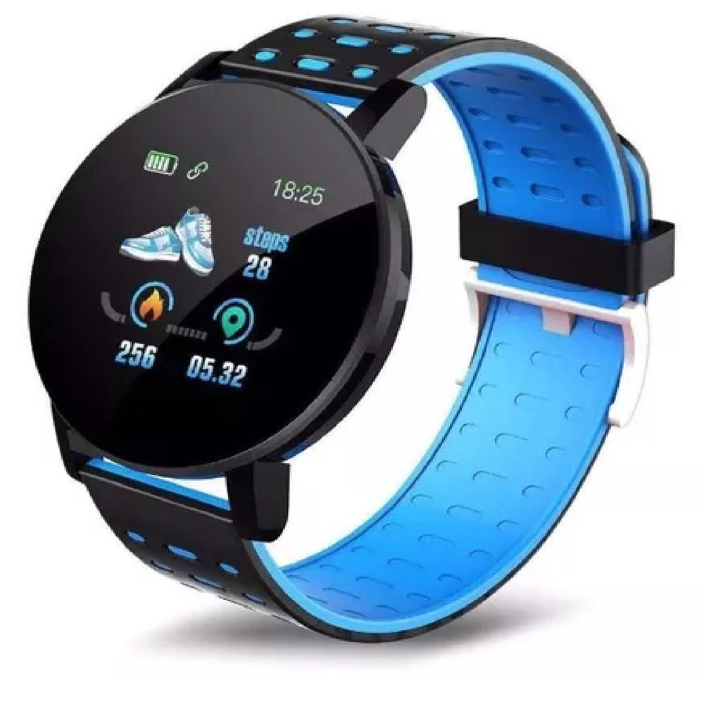 Smartwatch Reloj Inteligente 119+ Plus Celeste