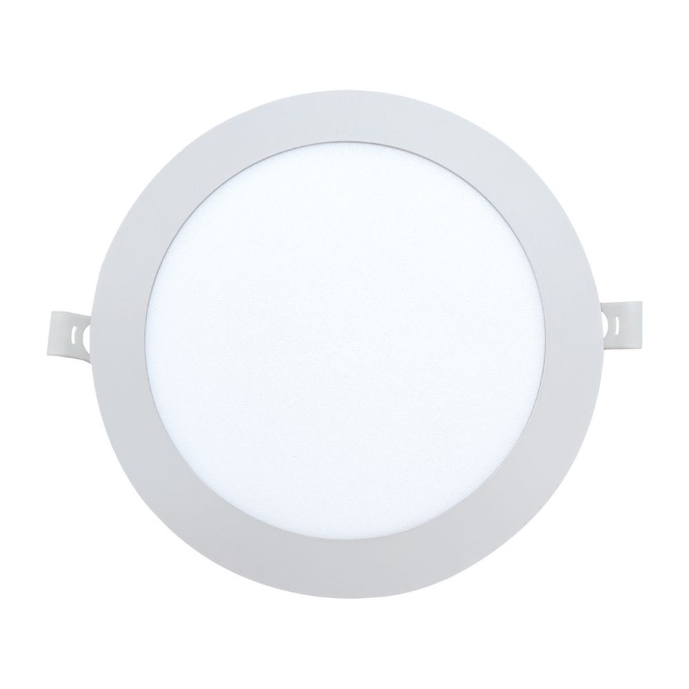 Plafón De Embutir Led Redondo 12w Luz Fría 900 Lm 220v Ø168
