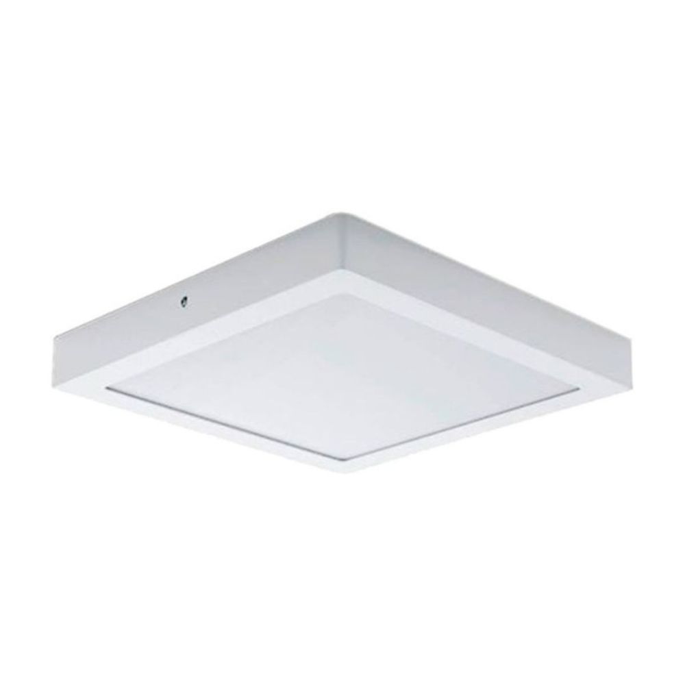 Plafon Cuadrado Con Base 18w Led Luz Fria