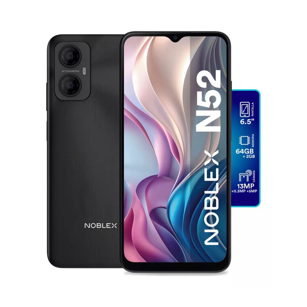 Celular Noblex N52 64 GB Negro