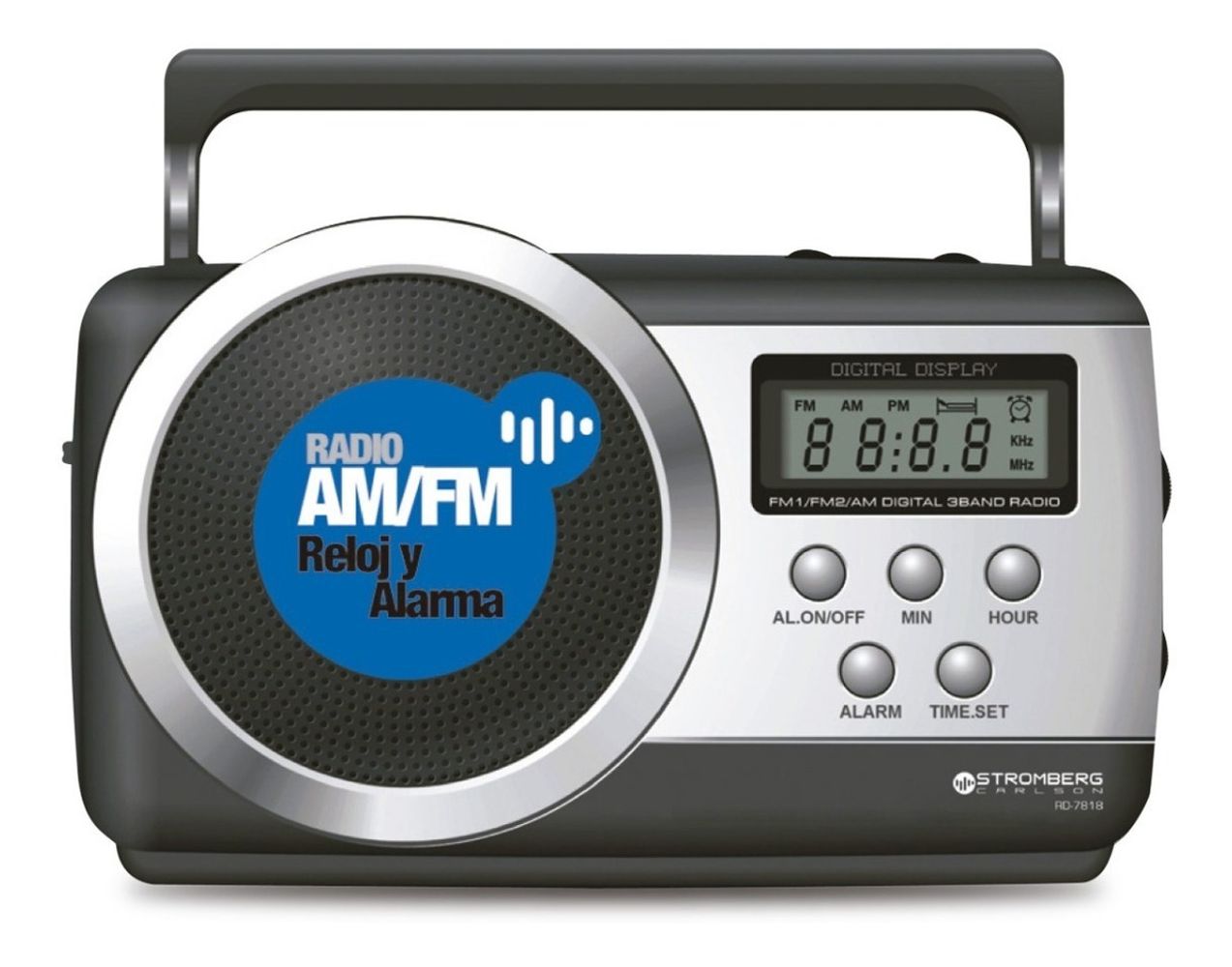Radio Digital Am Fm Portatil Stromberg A Pila Y Bateria 7818