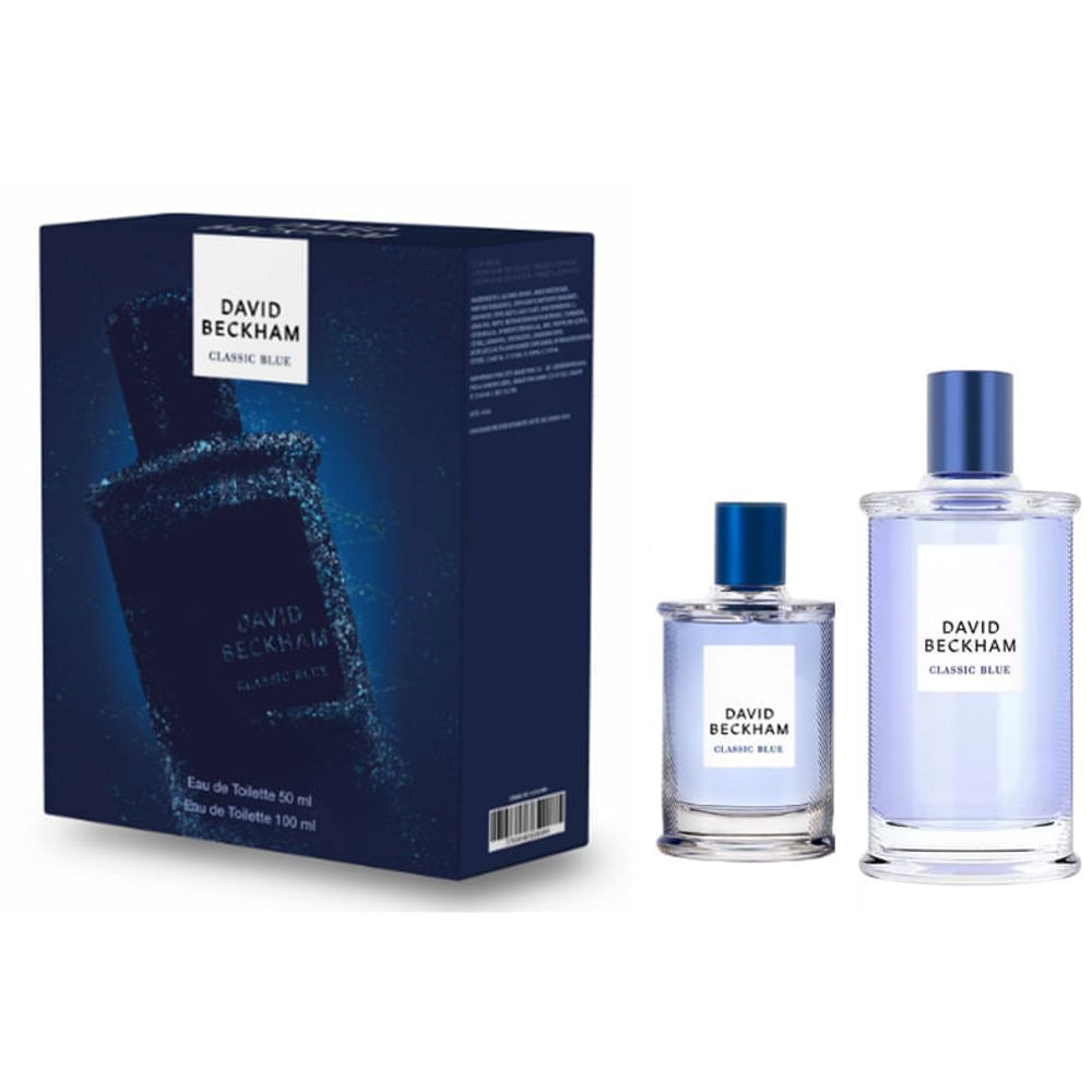 Perfume Set Classic Blue EDT 100 Ml + 50 Ml 2 Unid