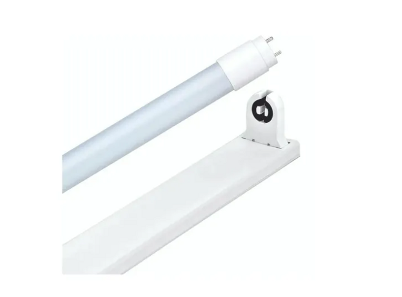 Liston 90Cm + Tubo Led 12W Vidrio Frio