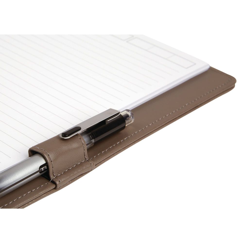 Cuaderno TUL encuadernado en disco con tapa de piel granulada, A4, 60 hojas