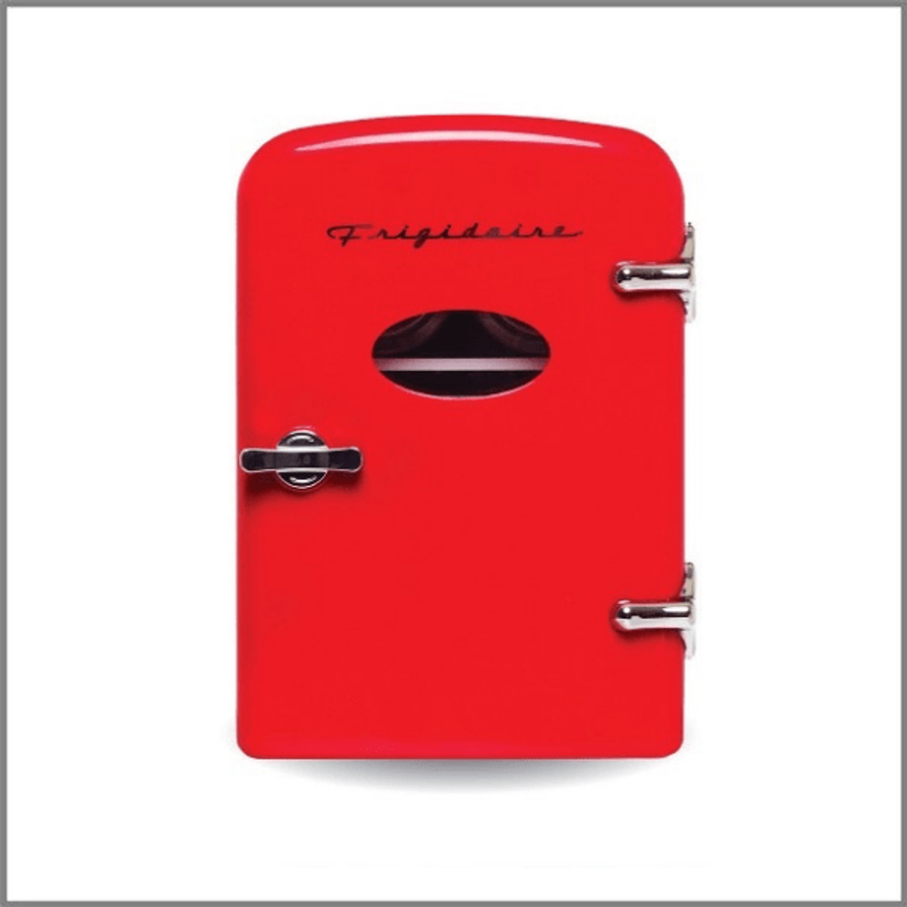Mini Heladera Conservadora Eléctrica Frigidaire 4 Litros Roja