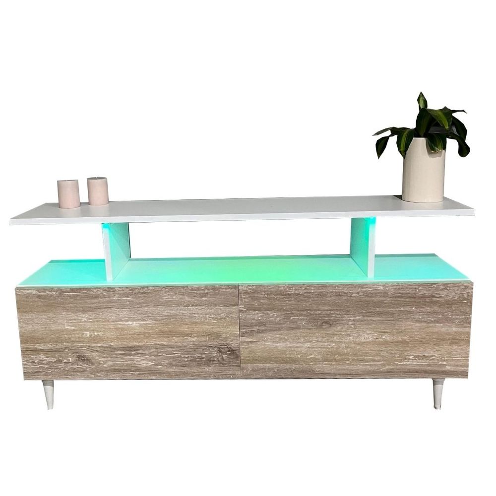 Rack Mueble TV CON LUZ LED Barak Muebles