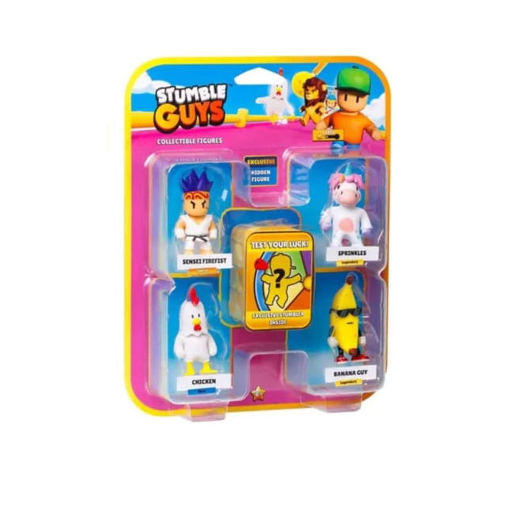 Stumble Guys Pack X5 Con 1 Sorpresa - SG2040-Sensei Firefist + Spinkles ...
