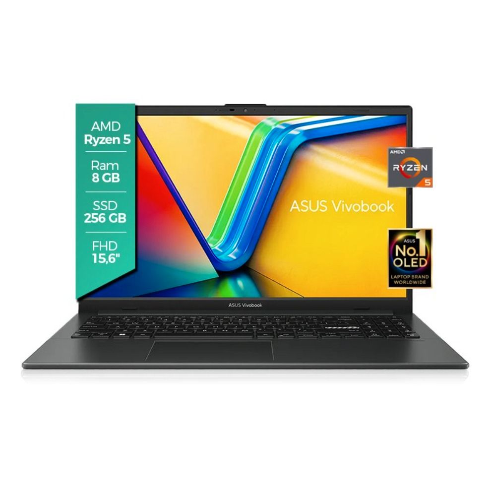 Notebook Asus Ryzen 5 7520U 8GB 256GB 15,6" Windows 11 Home