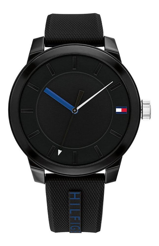 Reloj Tommy Hilfiger Hombre Denim Silicona Azul o Negro