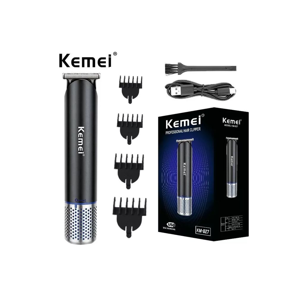 Trimmer Patillera Kemei Profesional Km-827 Nuevo Modelo Usb
