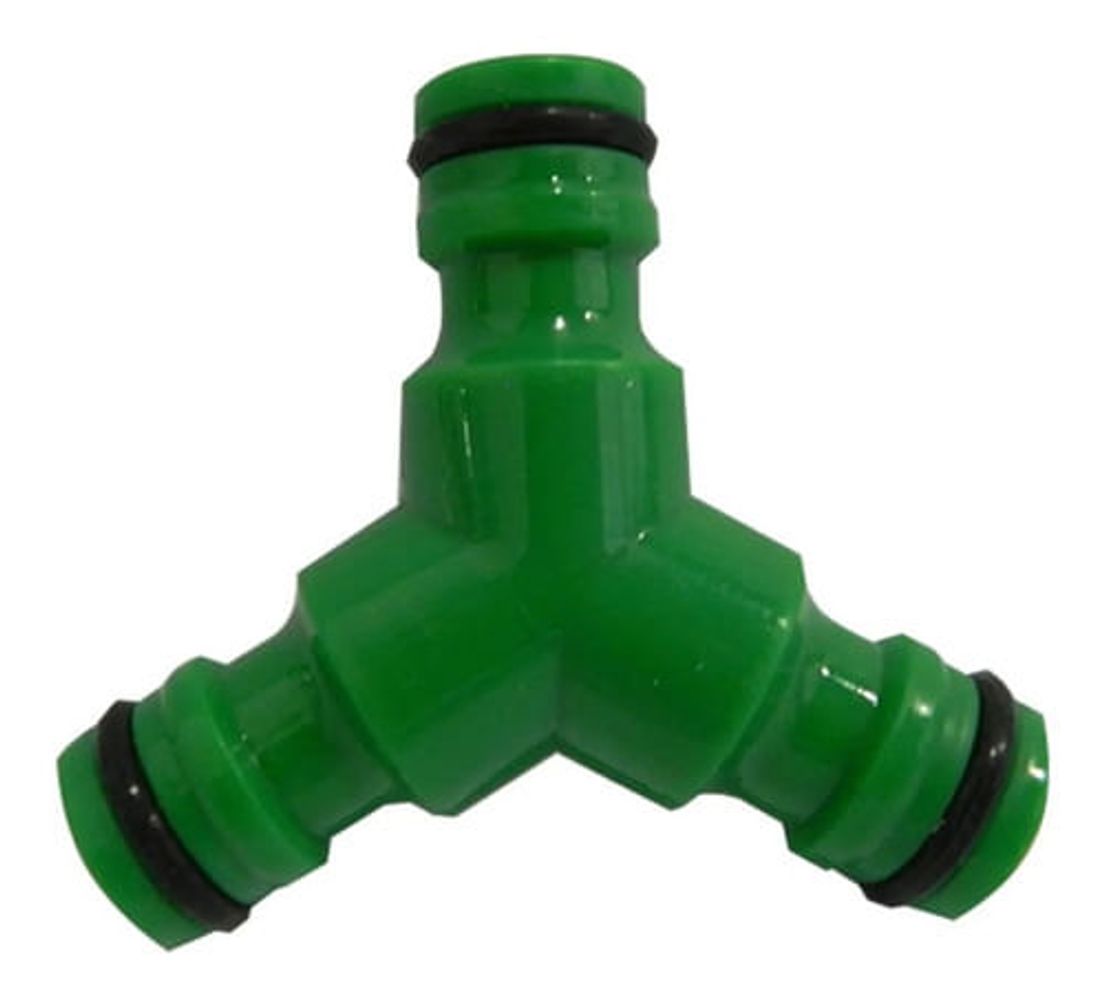 Union Junta Cupla 3 Vias Para Acople Manguera Jardin Packx10
