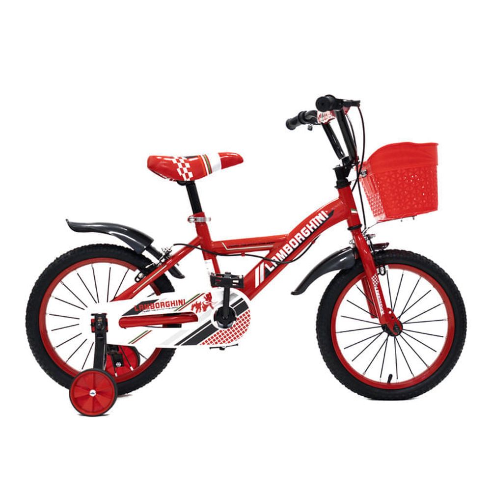 Bicicleta Infantil Lamborghini Rodado 16 Rojo