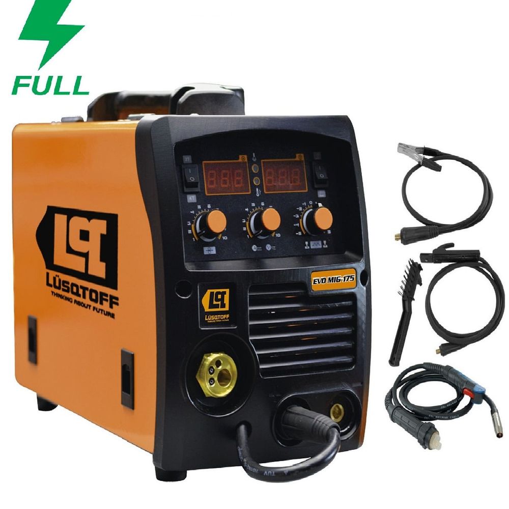 Soldadora Inverter 2 En 1 Mig Electrodo Evo Mig 175 Lusqtoff