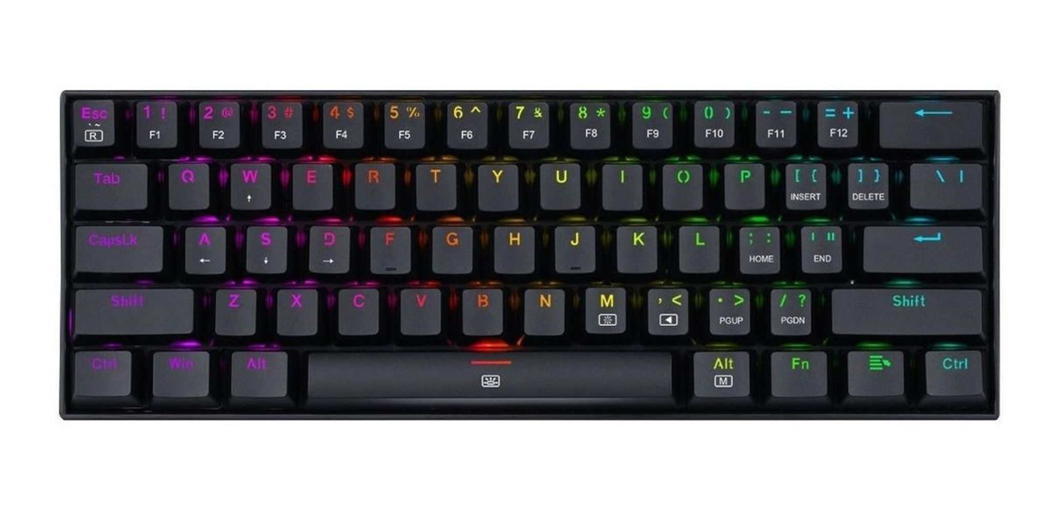 Teclado Gamer Redragon Dragonborn Negro Switch Marron K630RGB