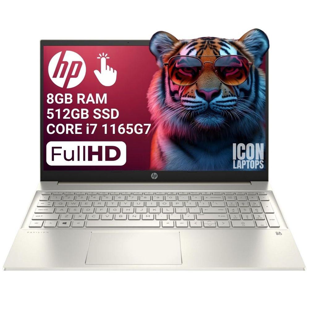 Notebook HP Pavilion Core i7 1165G7 8GB 512GB SSD 15,6 FHD Touch Gamer