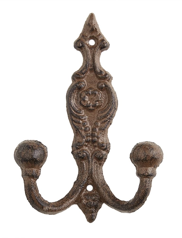 Perchero Doble Fundicion De Hierro