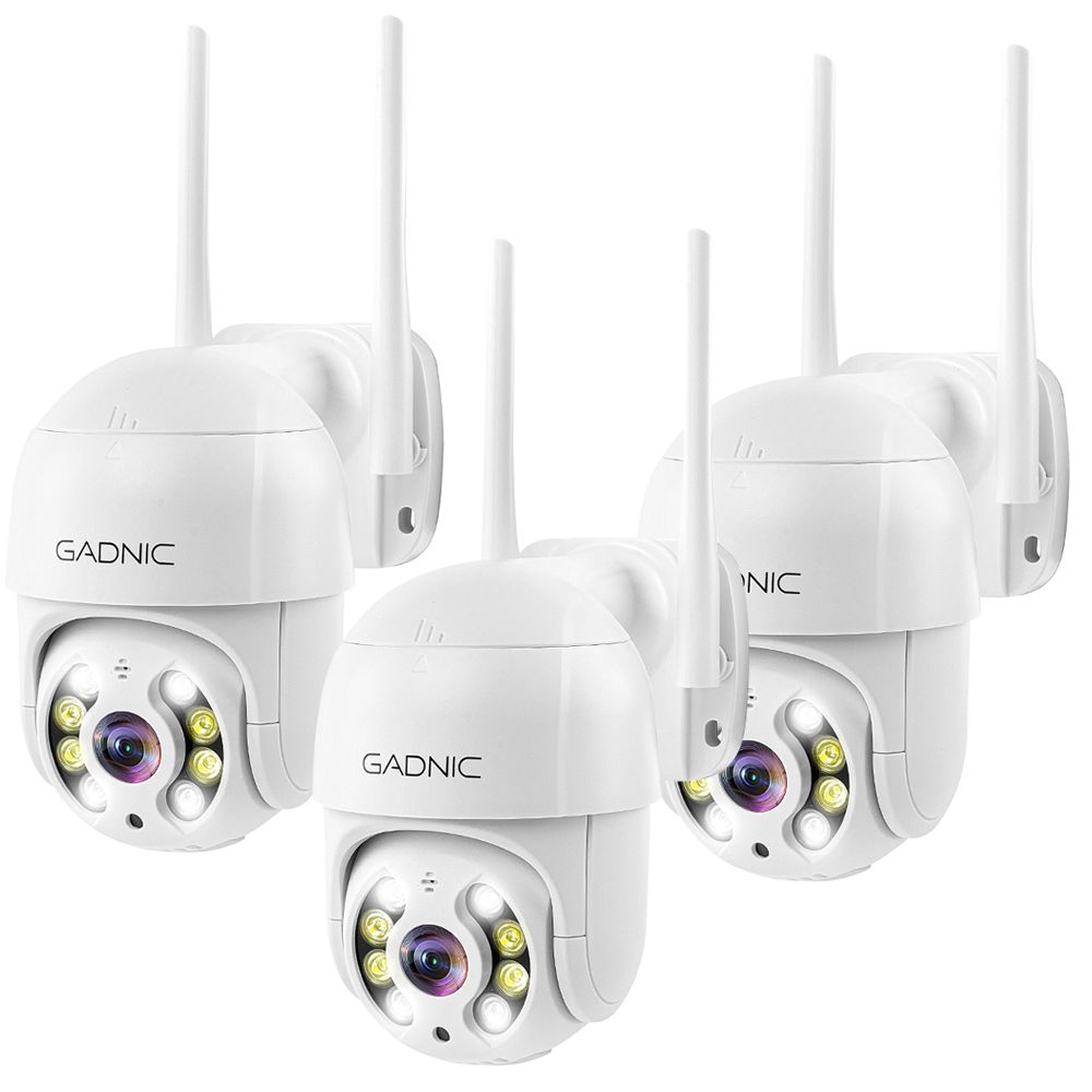Camaras de Seguridad Wifi IP Gadnic DM200W x3 Full HD Motorizada