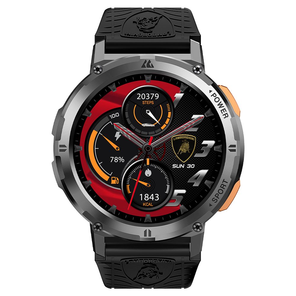 Smartwatch Lamborghini Aventador Cerchio Goma Nerón Némesis
