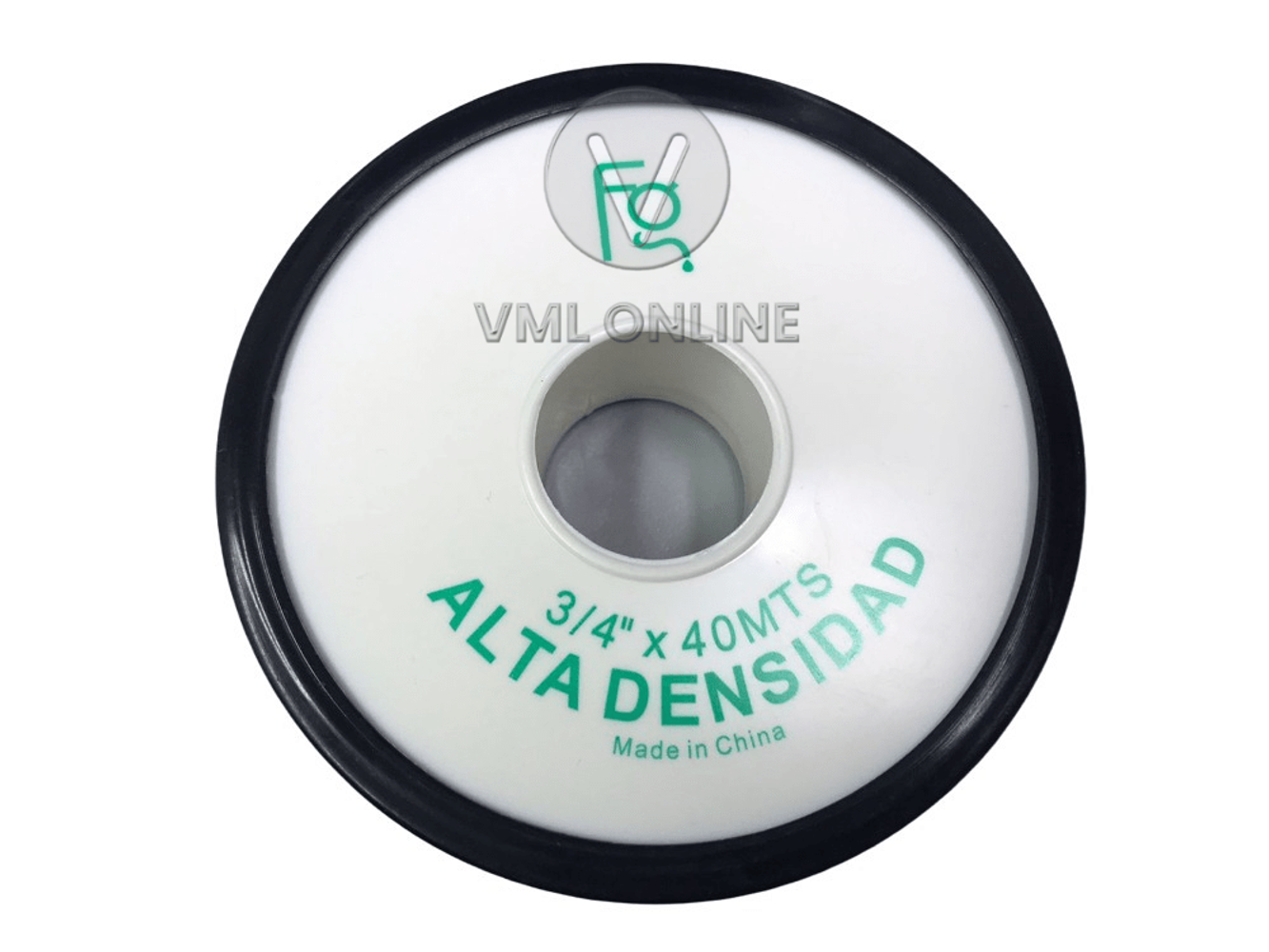 Cinta Teflon Alta Densidad de 3/4 Pulgadas x 40 Metros