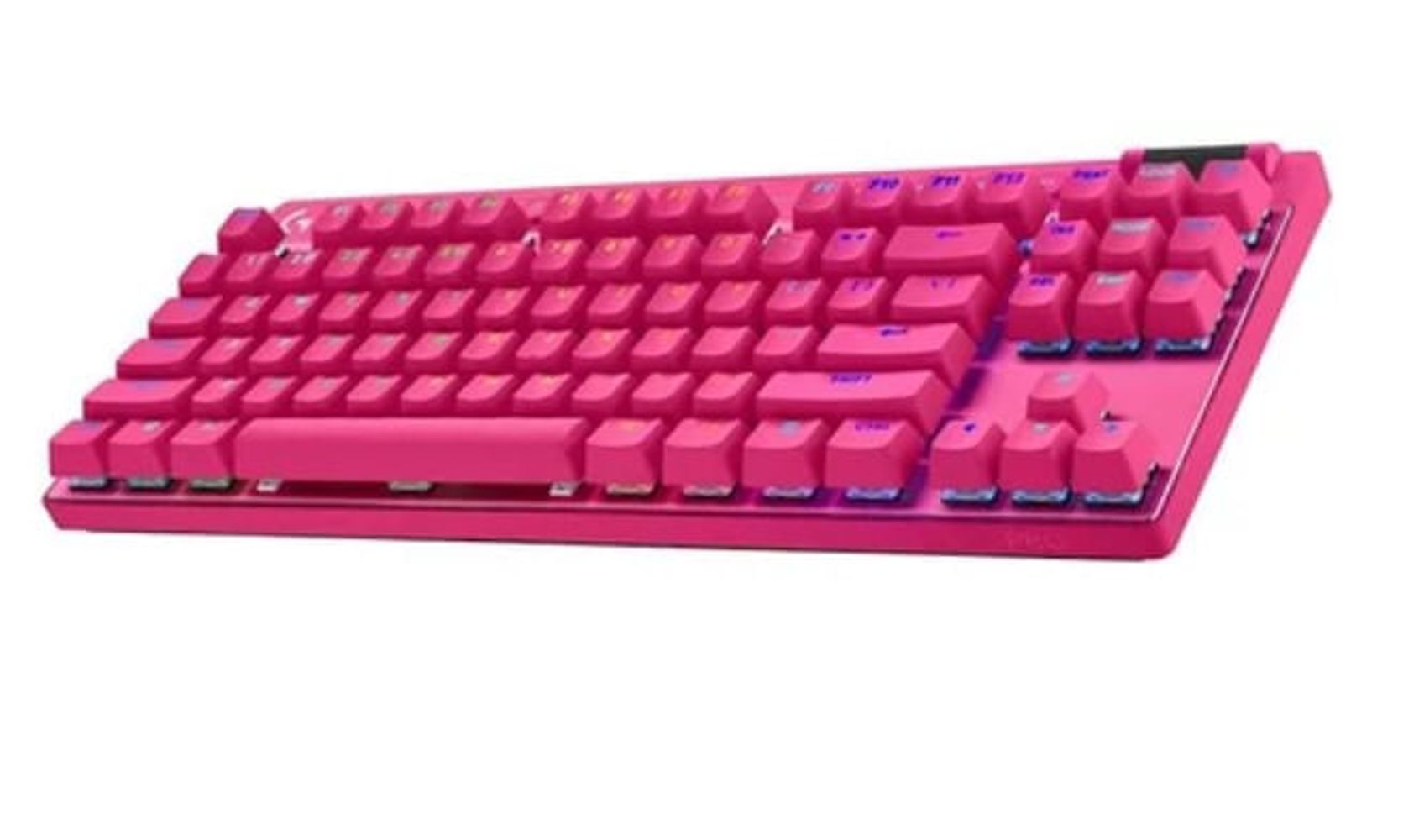 Teclado Gamer Inalambrico Logitech Pro X Tkl Rgb Lightspeed Rosa chicle