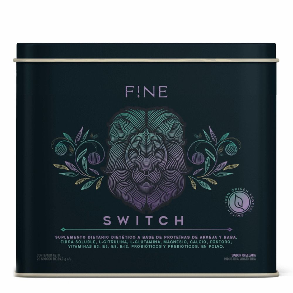 PROTEINA VEGANA - FINE SWITCH - 20 sobres