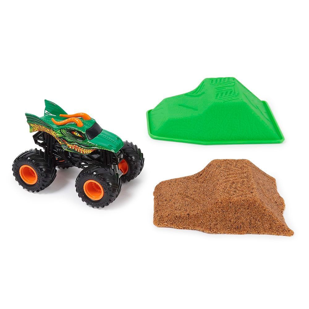 Camioneta Monster Jam Dirt Kinetic Sand