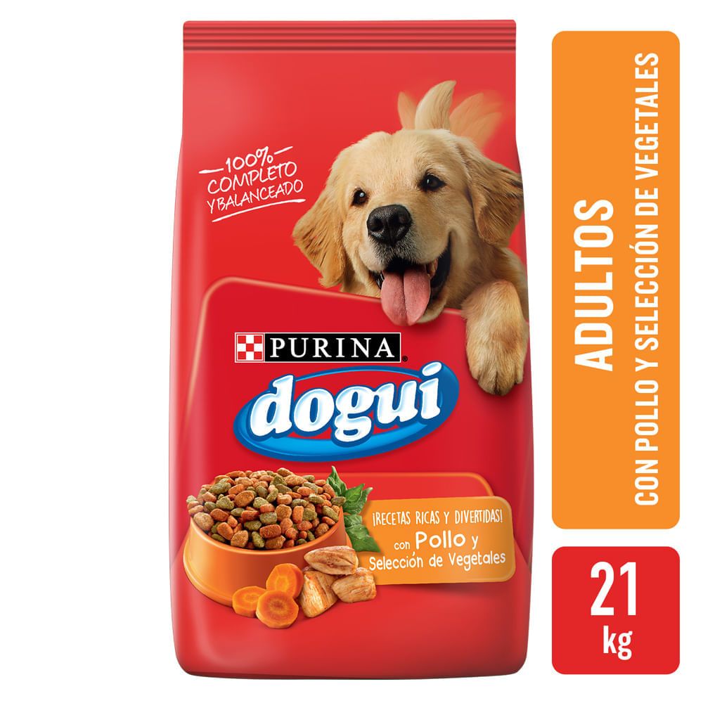 Alimento Dogui Pollo y Vegetales 21 Kg