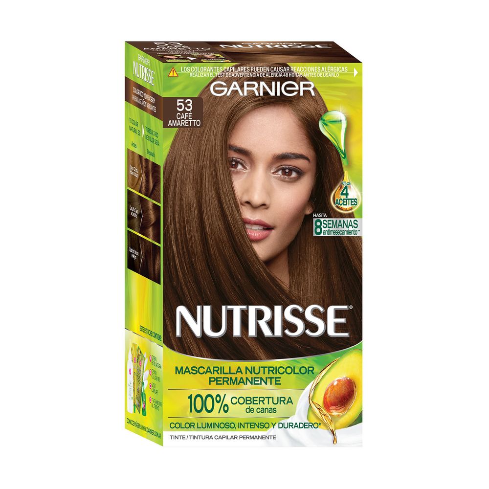 Kit Completo De Coloración Permanente Nutrisse Clásico 45g