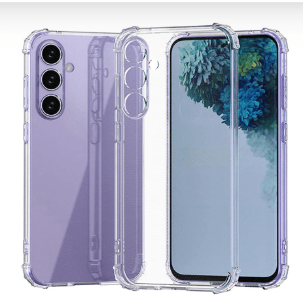 Funda Transparente Antishock Para Samsung A15 + Vidrio Templado FULL 9D
