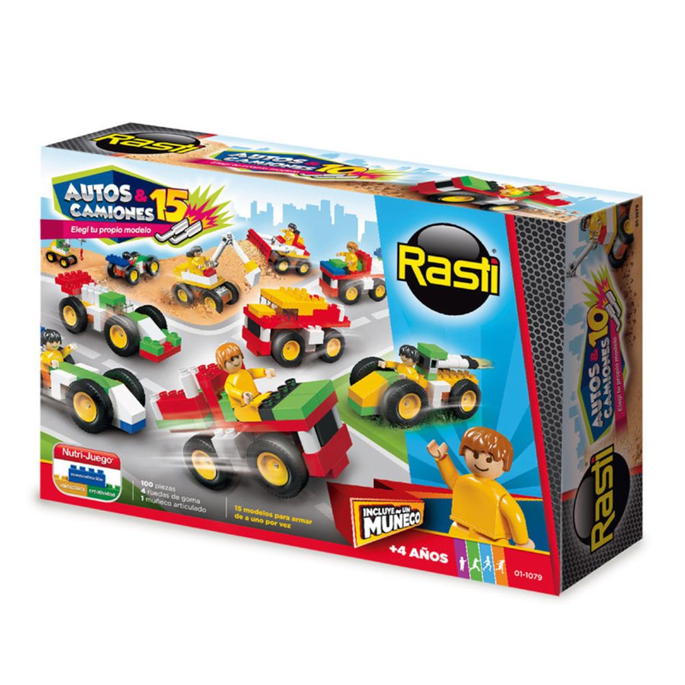 Bloques de Construcción Rasti Autos y Camiones 15