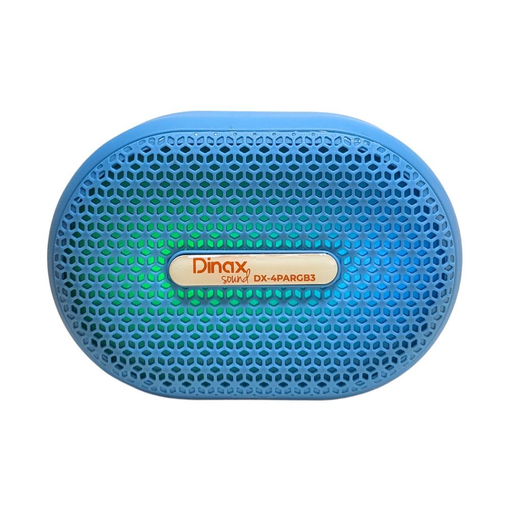 Parlante Inalámbrico Portátil Bluetooth Azul Dinax DX-4PARGB3
