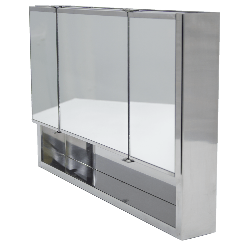 Botiquin Para Baño Dhinox Acero Inox 3 Cuerpos 60x40x8 HD3