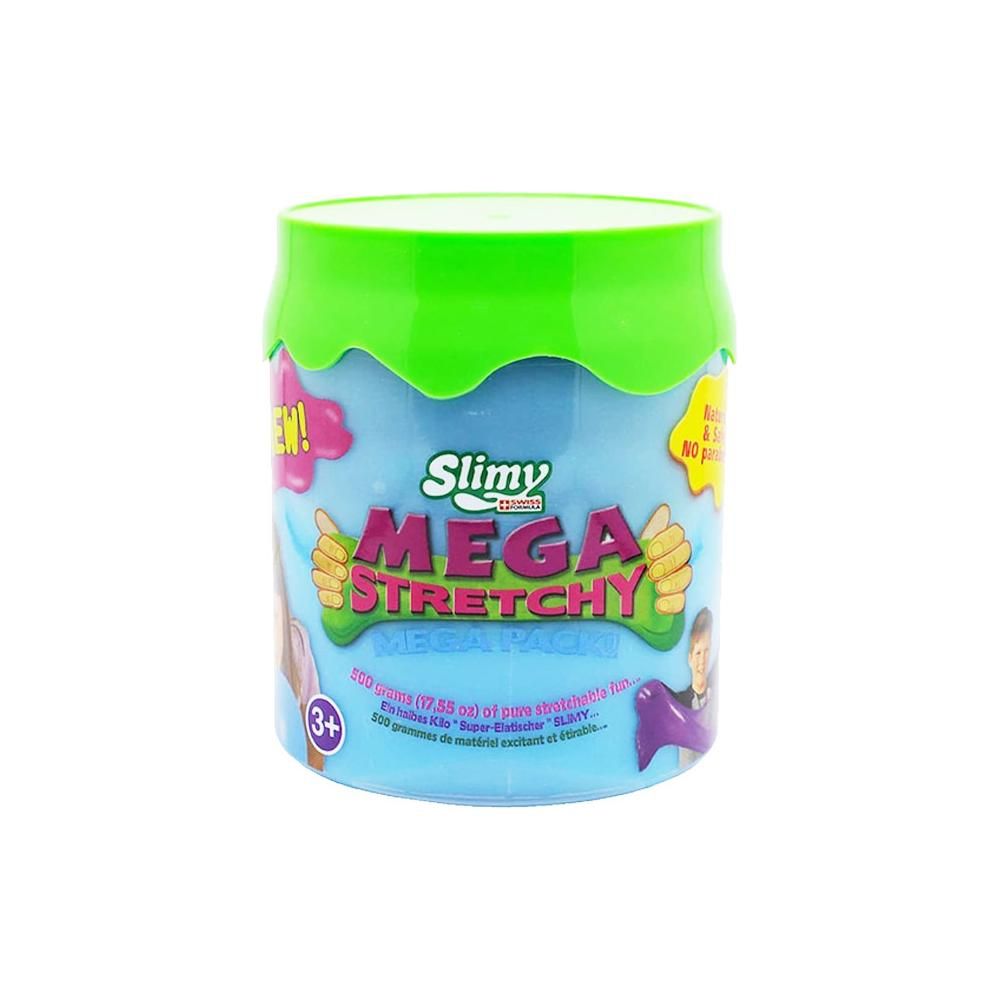 Slimy Slime Mega Stretchy Mega Pack 500 Gr Color Celeste