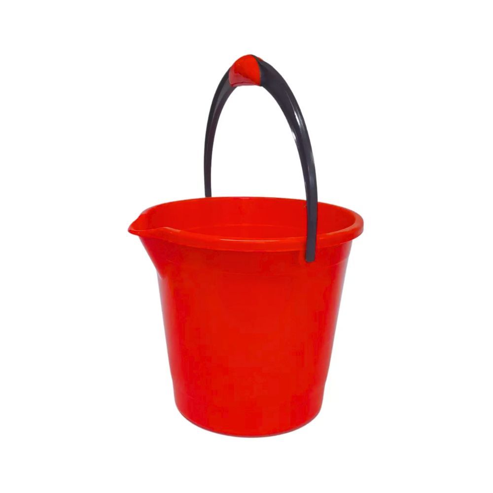 Balde De Plástico 12 Litros Rojo Colombraro 113