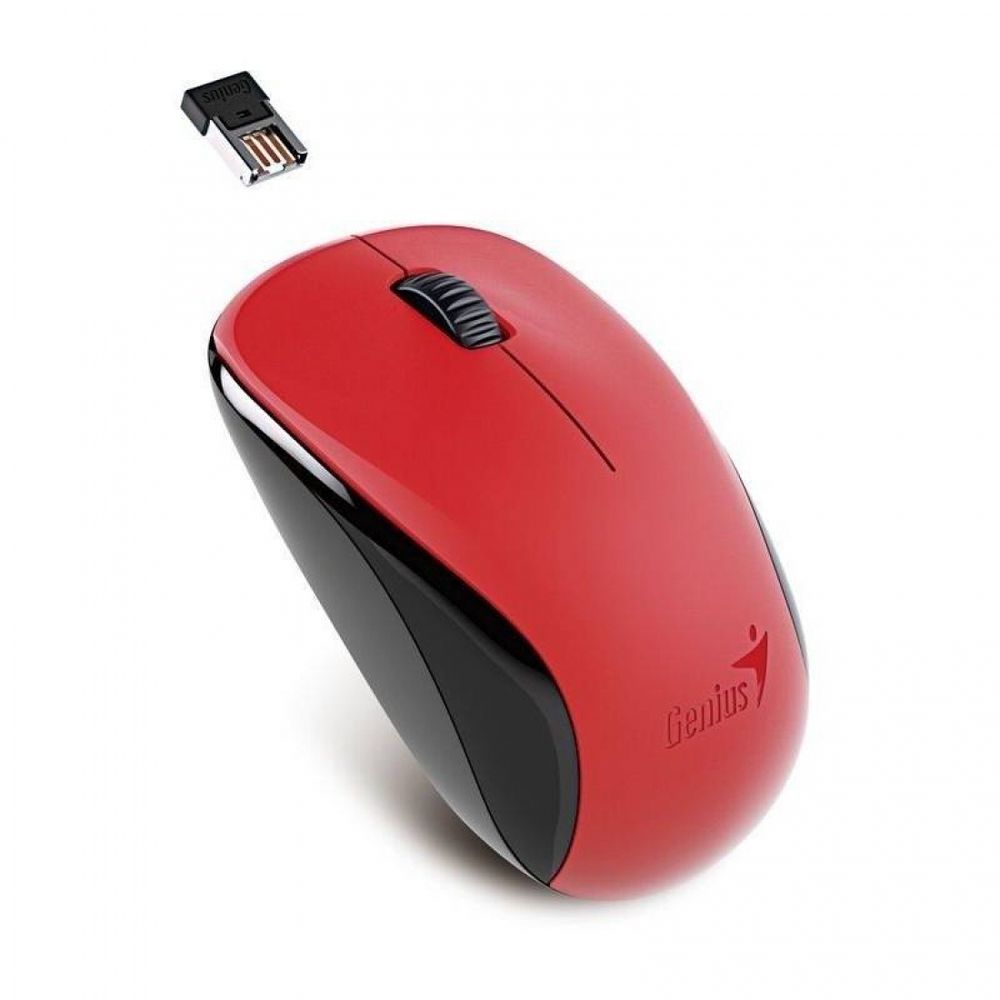 Mouse Genius Nx-7000 Red/black Wireless